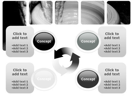 Ceramics PowerPoint Template, Backgrounds | 05915 | PoweredTemplate.com