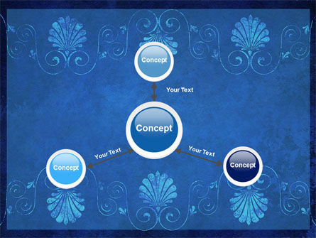 Indigo Theme PowerPoint Template, Backgrounds | 05951 | PoweredTemplate.com