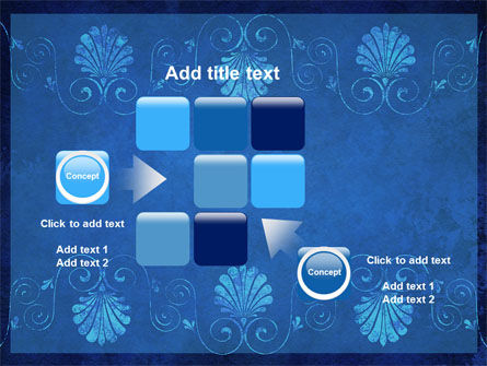 Indigo Theme PowerPoint Template, Backgrounds | 05951 | PoweredTemplate.com