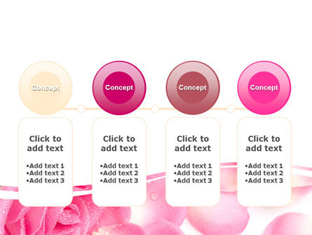 Rose Petal PowerPoint Template, Backgrounds | 05993 | PoweredTemplate.com