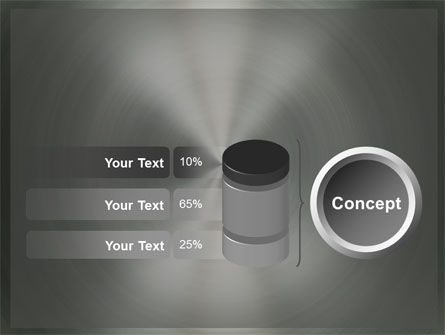 Brushed Stainless Steel PowerPoint Template, Backgrounds | 06001 ...