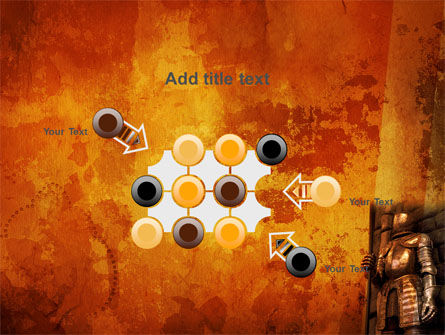 Knight Armor PowerPoint Template, Backgrounds | 06060 | PoweredTemplate.com