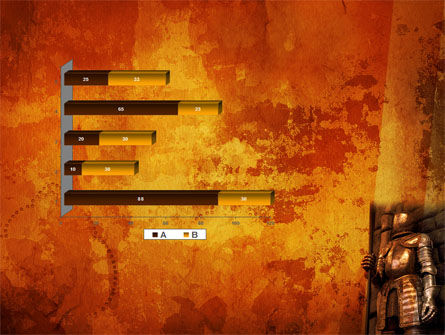 Knight Armor PowerPoint Template, Backgrounds | 06060 | PoweredTemplate.com