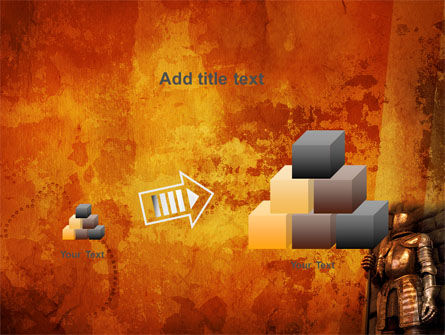 Knight Armor PowerPoint Template, Backgrounds | 06060 | PoweredTemplate.com