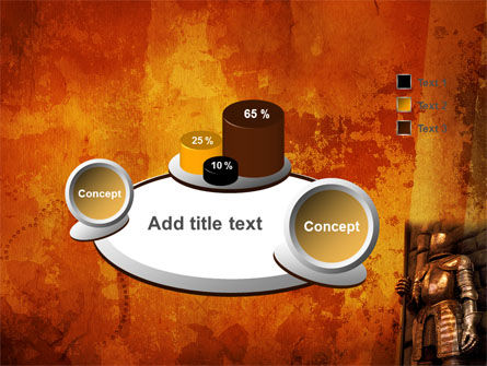 Knight Armor PowerPoint Template, Backgrounds | 06060 | PoweredTemplate.com