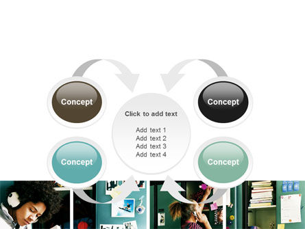 School Studying PowerPoint Template, Backgrounds | 06114 ...