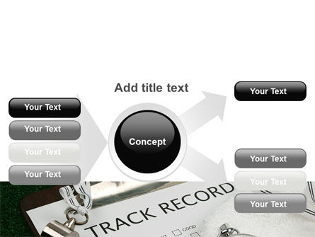 Track Record PowerPoint Template, Backgrounds | 06193 | PoweredTemplate.com
