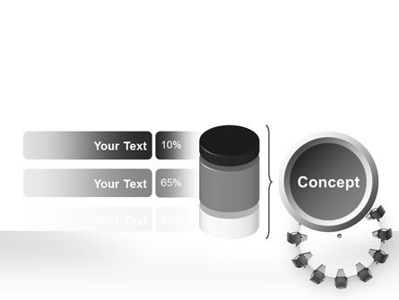 Round Table PowerPoint Template, Backgrounds | 06251 | PoweredTemplate.com