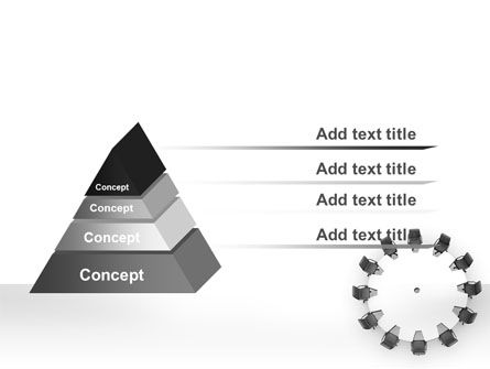 Round Table PowerPoint Template, Backgrounds | 06251 | PoweredTemplate.com
