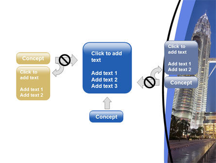 Petronas Twin Towers PowerPoint Template, Backgrounds | 06375 ...