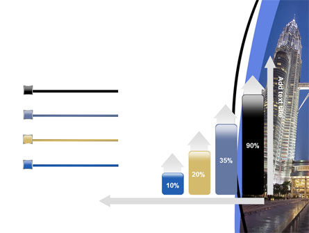 Petronas Twin Towers PowerPoint Template, Backgrounds | 06375 ...