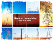 Transmission Lines PowerPoint Template, Backgrounds | 06482 ...