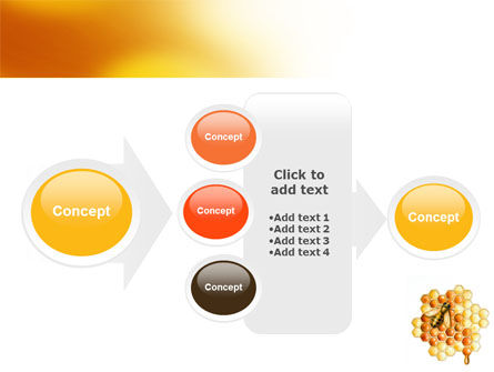 Beehive PowerPoint Template, Backgrounds | 06490 | PoweredTemplate.com