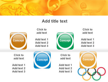Olympic Games Rings PowerPoint Template, Backgrounds | 06569 ...