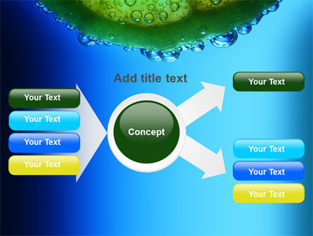Fresh Slice PowerPoint Template, Backgrounds | 06595 | PoweredTemplate.com