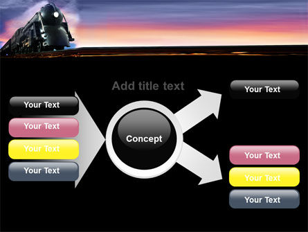 Steam Locomotive PowerPoint Template, Backgrounds | 06610 ...