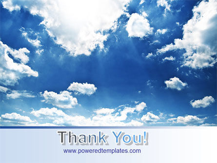 Deep Blue Sky PowerPoint Template, Backgrounds | 06659 ...