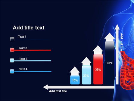 Intestines PowerPoint Template, Backgrounds | 06738 | PoweredTemplate.com