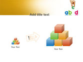 Childish Letters PowerPoint Template, Backgrounds | 06849 ...