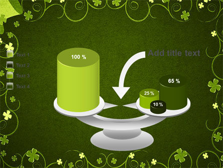 Irish Theme PowerPoint Template, Backgrounds | 06857 | PoweredTemplate.com