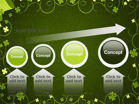 Irish Theme PowerPoint Template, Backgrounds | 06857 | PoweredTemplate.com