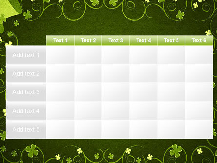 Irish Theme PowerPoint Template, Backgrounds | 06857 | PoweredTemplate.com