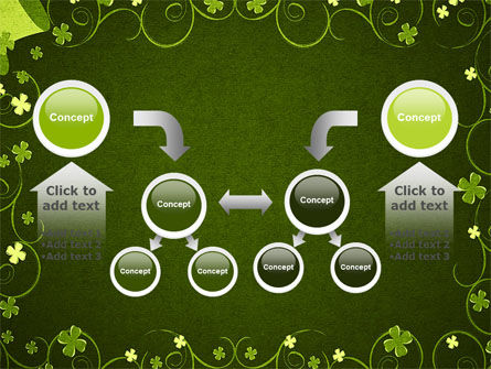 Irish Theme PowerPoint Template, Backgrounds | 06857 | PoweredTemplate.com