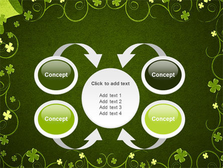 Irish Theme PowerPoint Template, Backgrounds | 06857 | PoweredTemplate.com