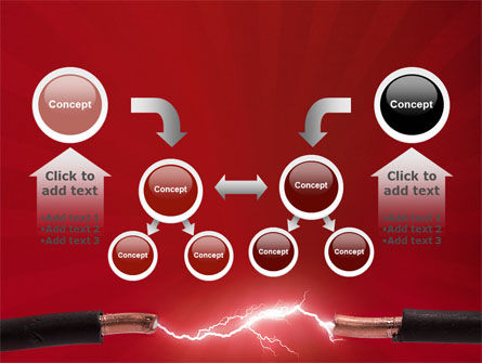 Electric Spark PowerPoint Template, Backgrounds | 06858 ...