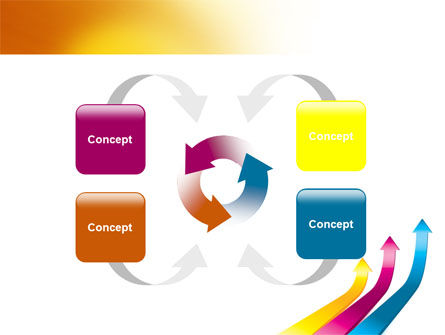 Rates Rise PowerPoint Template, Backgrounds | 06859 | PoweredTemplate.com