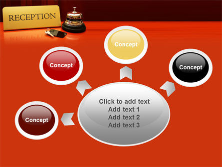 Hotel Reception PowerPoint Template, Backgrounds | 06866 | PoweredTemplate.com