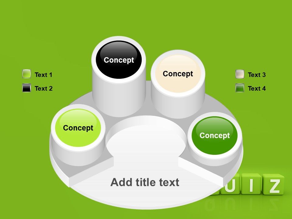 Quiz PowerPoint Template, Backgrounds | 06875 | PoweredTemplate.com