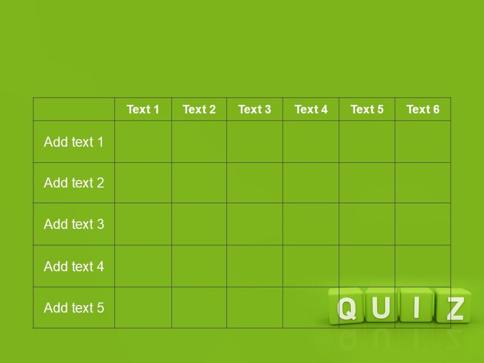 Quiz PowerPoint Template, Backgrounds | 06875 | PoweredTemplate.com
