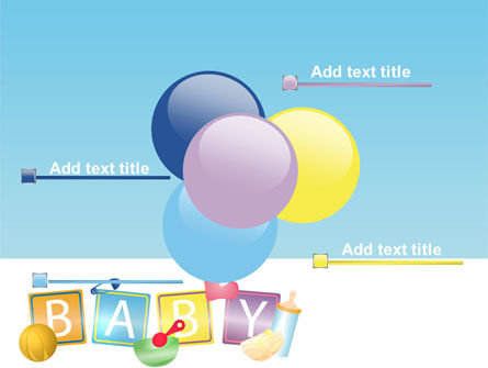 Baby Theme PowerPoint Template, Backgrounds | 07094 | PoweredTemplate.com