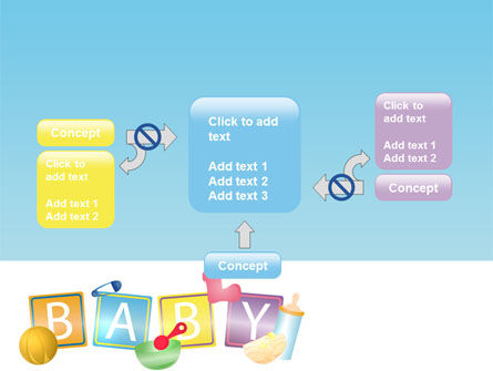Baby Theme PowerPoint Template, Backgrounds | 07094 | PoweredTemplate.com