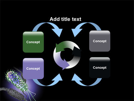 Bacteria PowerPoint Template, Backgrounds | 07158 | PoweredTemplate.com
