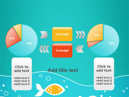 Fish Theme PowerPoint Template, Backgrounds | 07349 | PoweredTemplate.com