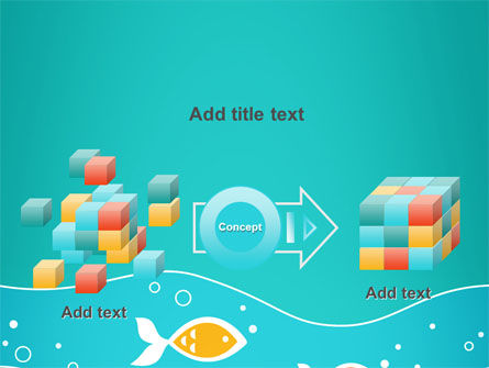 Fish Theme PowerPoint Template, Backgrounds | 07349 | PoweredTemplate.com