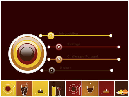 Food Menu PowerPoint Template, Backgrounds | 07538 | PoweredTemplate.com
