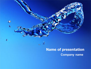 Water Powerpoint Template With