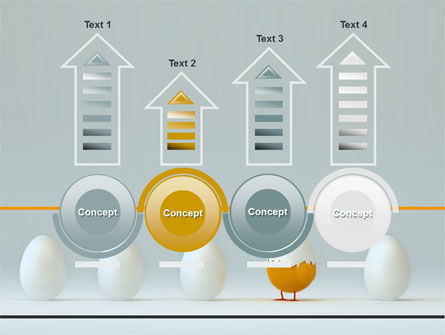 Hatched Chicken PowerPoint Template, Backgrounds | 07882 ...