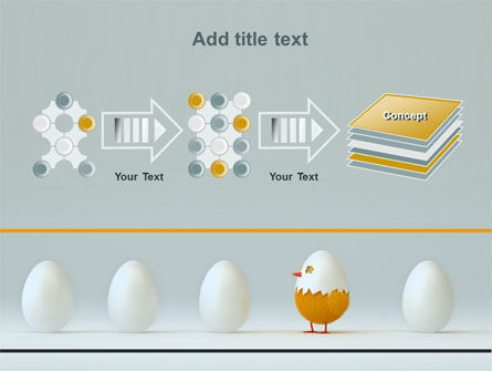Hatched Chicken PowerPoint Template, Backgrounds | 07882 ...