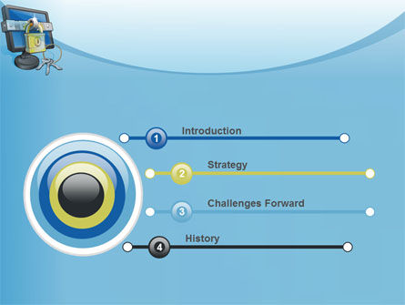Modèle PowerPoint de logiciel de sécurité informatique, Arrière-plans ...