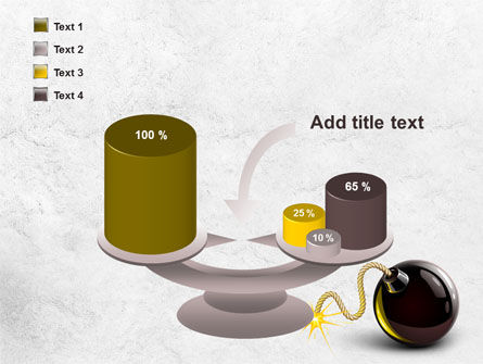 Bomb With Burning Wick Free PowerPoint Template, Backgrounds | 07973 ...