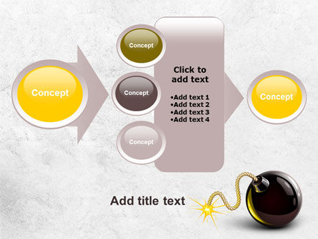 Bomb With Burning Wick Free PowerPoint Template, Backgrounds | 07973 ...