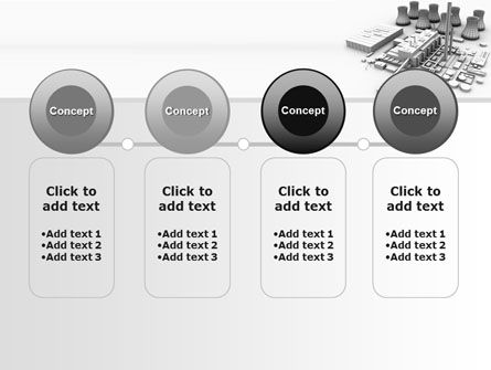 Power Station 3D Model PowerPoint Template, Backgrounds | 08029 ...