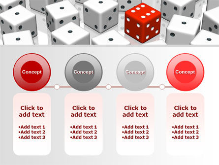 Dice Combination PowerPoint Template, Backgrounds | 08045 ...