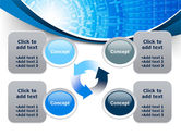 Blue Fusion Reactor PowerPoint Template, Backgrounds | 08050 ...