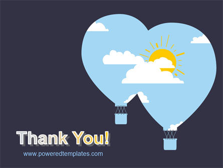 Modern Hot Air Balloon Free PowerPoint Template, Backgrounds | 08069 ...