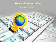 Keyboard Key Word Template 08072 | PoweredTemplate.com